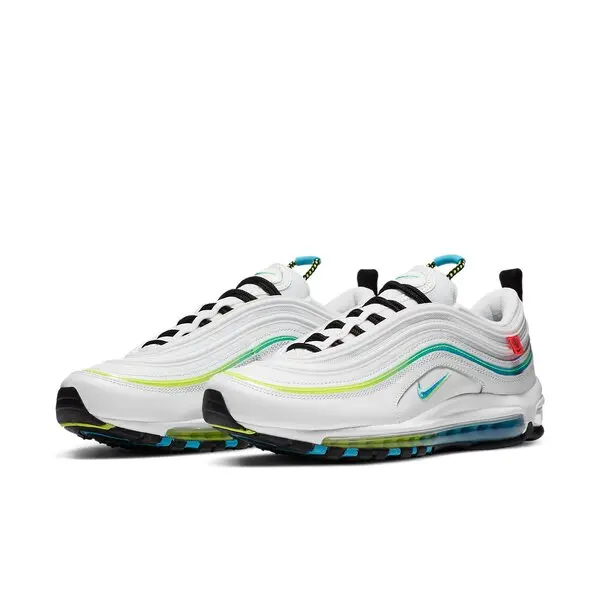 Nike Max 97 "worldwide Pack White - White/blue Fury/volt