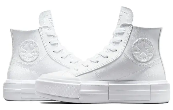CONVERSE Chuck Taylor All Star Cruise Leather High Top Sneakers - White