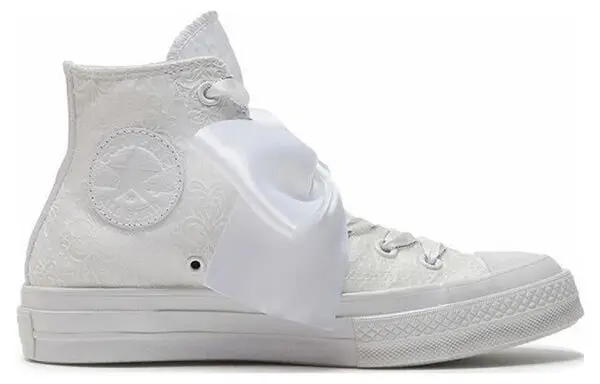 CONVERSE Chuck Taylor 70s High Top Sneakers With Floral Embroidery And Bow Detailing
