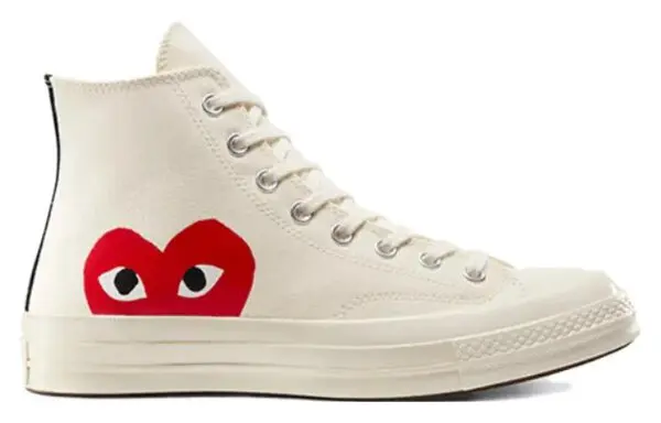 CONVERSE X Comme Des Garcons Play Chuck 70 Hi Sneakers