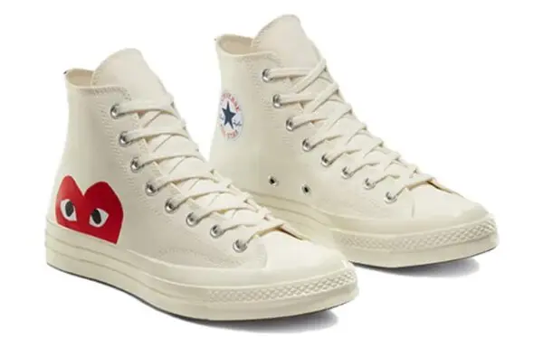 CONVERSE X Comme Des Garcons Play Chuck 70 Hi Sneakers