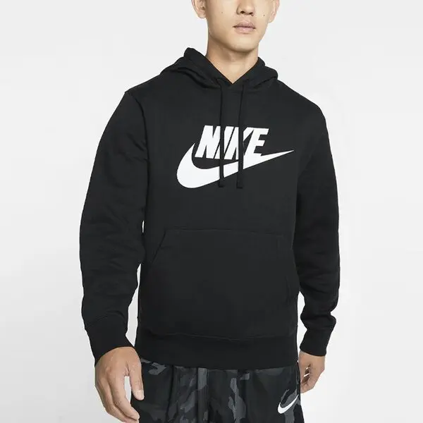 Nike Casual Sports Hooded Solid Color Long Sleeves - Multi-color
