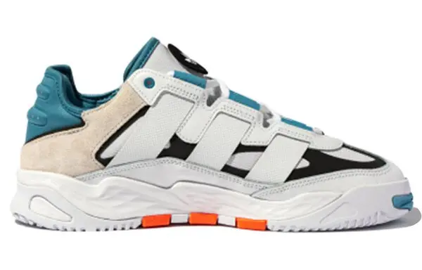 Adidas Niteball "big Logo" Sneakers - White