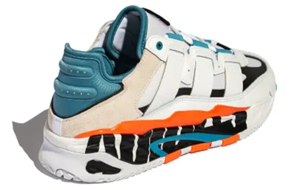 Adidas Niteball "big Logo" Sneakers - White