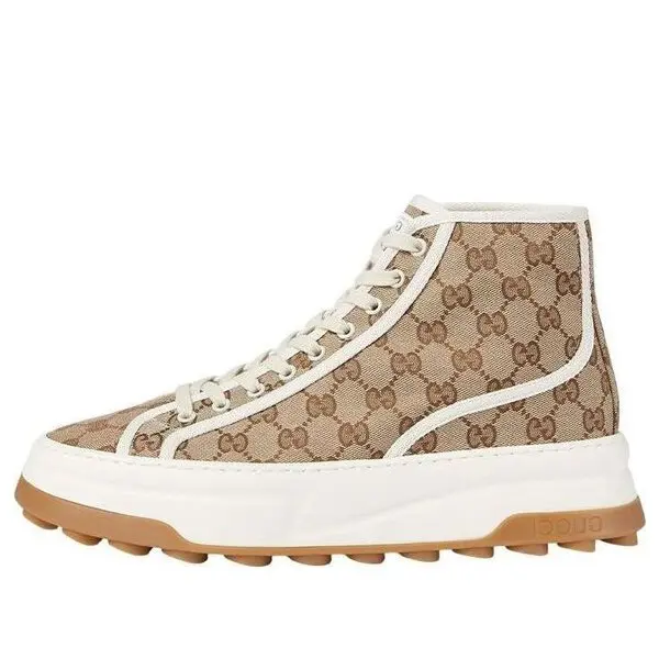 Gucci Tennis 1977 High-top Sneakers - Tan/white