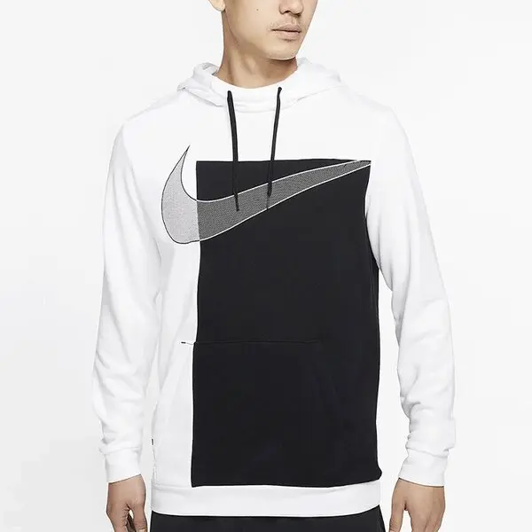 Nike Colorblocked Hoodie With Swoosh Detail