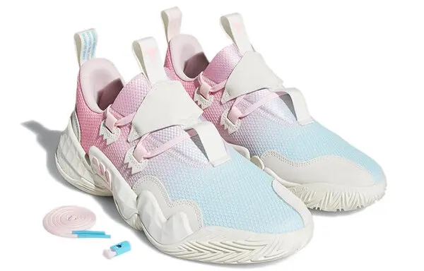 Adidas Trae Young 1 'icee' Low Top Sneakers - Blue/pink