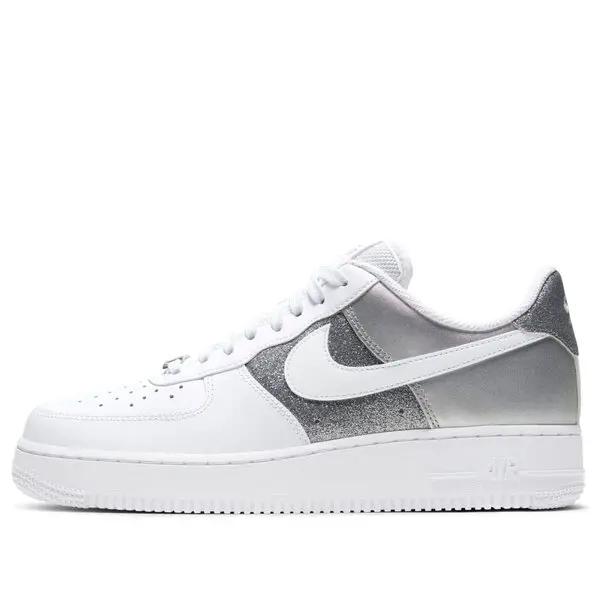 Nike Force 1 '07 Low Top Sneakers - White/silver