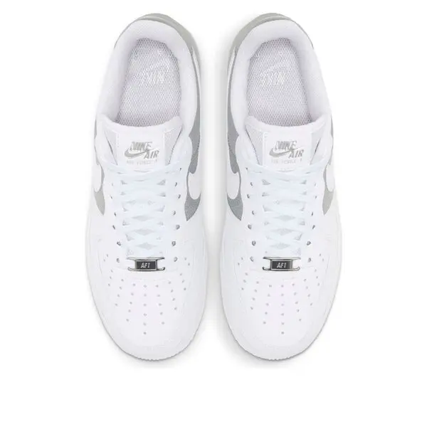 Nike Force 1 '07 Low Top Sneakers - White/silver