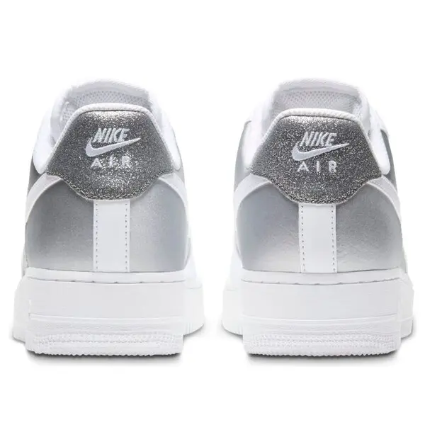 Nike Force 1 '07 Low Top Sneakers - White/silver