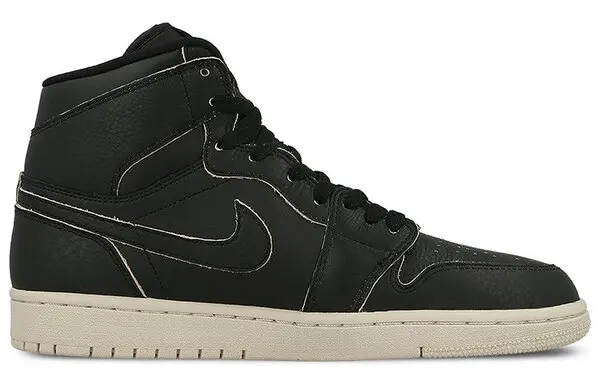 JORDAN 1 Retro High Premium - Black/desert Sand