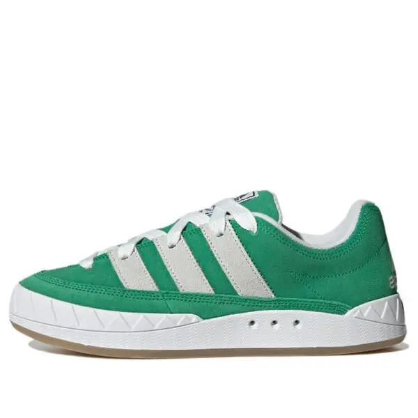 Adidas Adimatic "green Crystal White" Low Top Sneakers - Green/light Gray