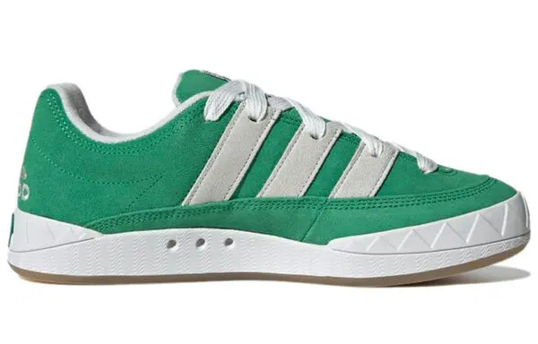 Adidas Adimatic "green Crystal White" Low Top Sneakers - Green/light Gray