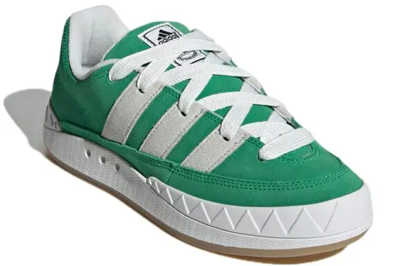 Adidas Adimatic "green Crystal White" Low Top Sneakers - Green/light Gray
