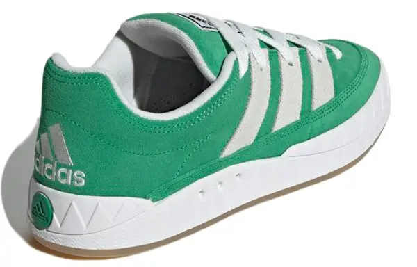 Adidas Adimatic "green Crystal White" Low Top Sneakers - Green/light Gray