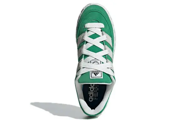 Adidas Adimatic "green Crystal White" Low Top Sneakers - Green/light Gray