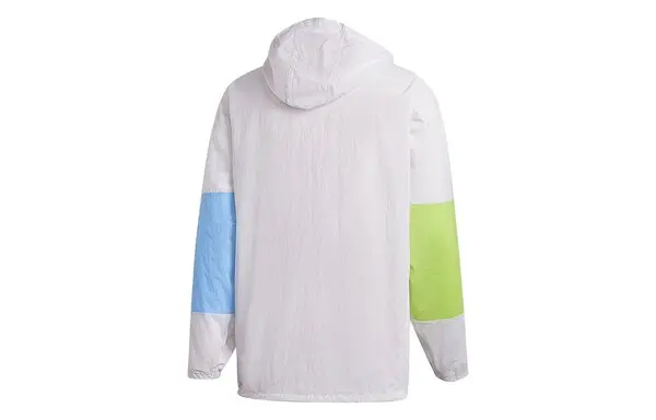 Adidas Colorblock Zip-up Hooded Jacket