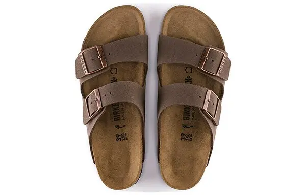 BIRKENSTOCK Arizona Birkibuc Sandals - Brown