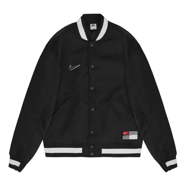 Nike X Mlb Varsity Skate Jacket - Black/white