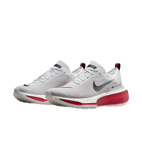 Nike Zoomx Invincible Run 3 - White/fire Red/cement Grey