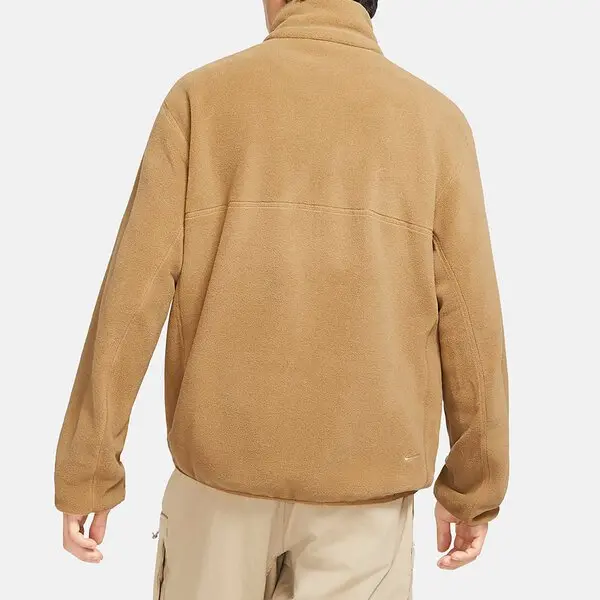 Nike Polartec Wolf Tree Fleece Zipper Cardigan - Brown