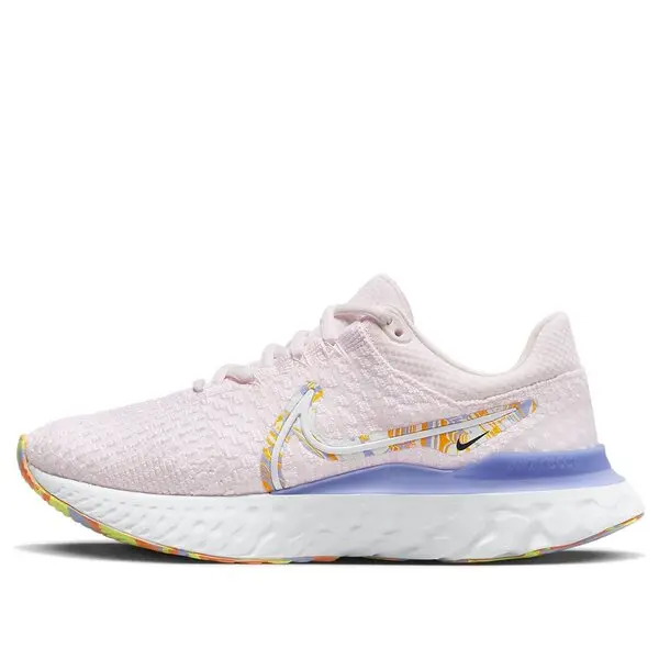Nike React Infinity Run Flyknit 3 Premium Sneakers - Pink/blue