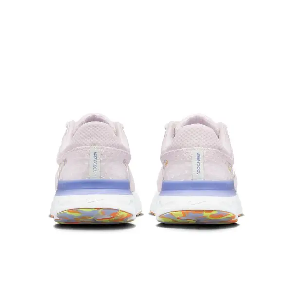 Nike React Infinity Run Flyknit 3 Premium Sneakers - Pink/blue