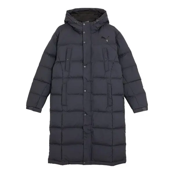 PUMA Hooded Down Coat - Black