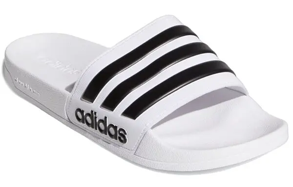 Adidas Adilette Shower Slides - Ftwwht/cblack/ftwwht