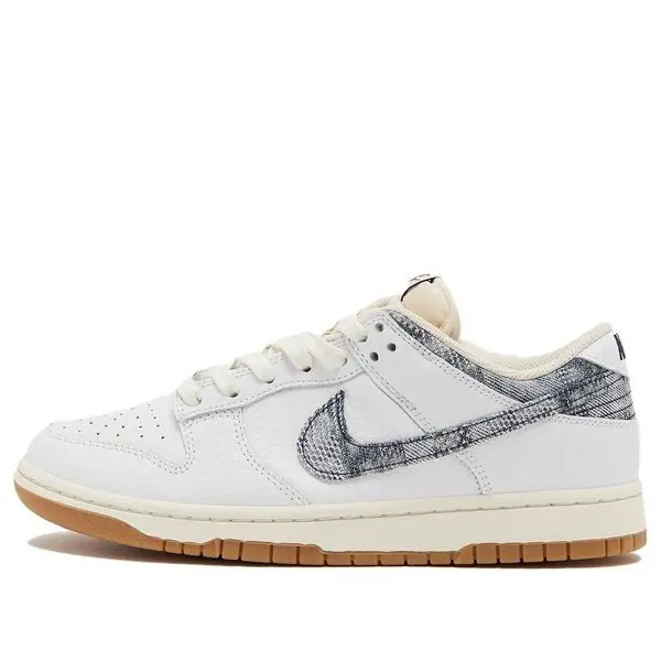 Nike Dunk Low "washed Denim - White/blue