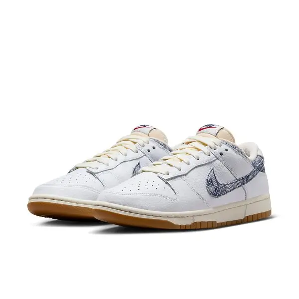 Nike Dunk Low "washed Denim - White/blue