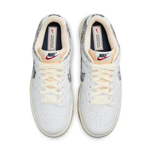 Nike Dunk Low "washed Denim - White/blue