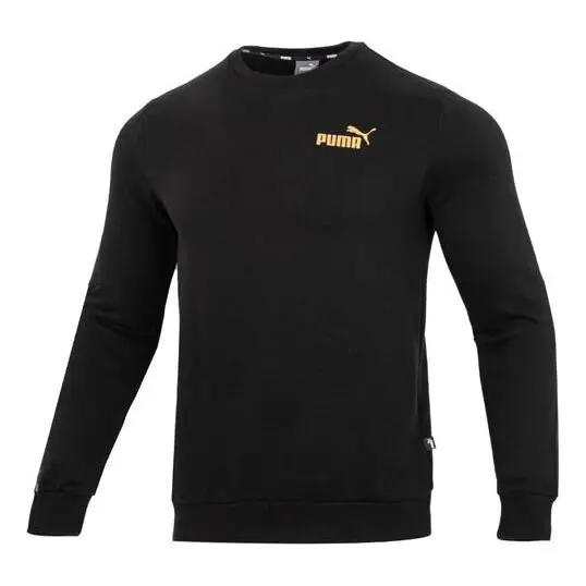 PUMA Ess Metallic Logo Crewneck Sweater
