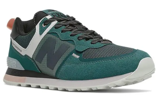 NEW BALANCE 574 Low Top Sneakers - Green/black