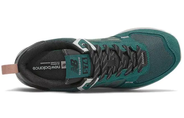 NEW BALANCE 574 Low Top Sneakers - Green/black
