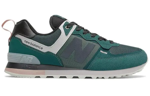 NEW BALANCE 574 Low Top Sneakers - Green/black