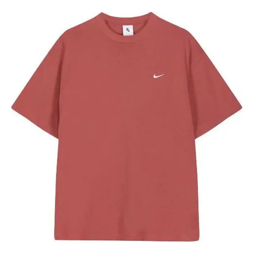 Nike Lab Solo Swoosh Short Sleeve T-shirt - Red