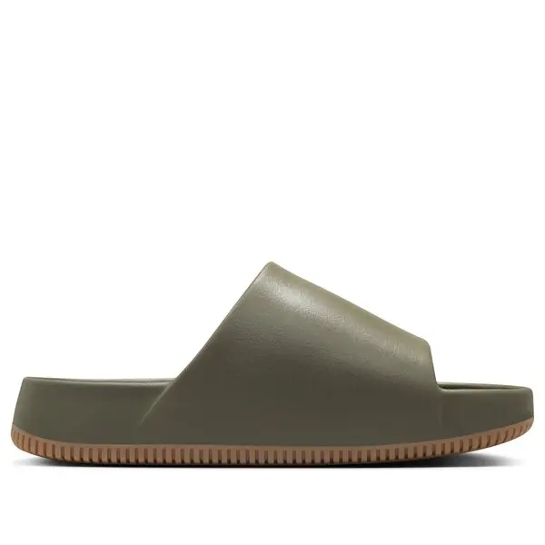Nike Calm Slides - Medium Olive/gum