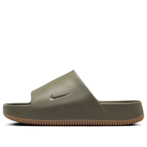 Nike Calm Slides - Medium Olive/gum