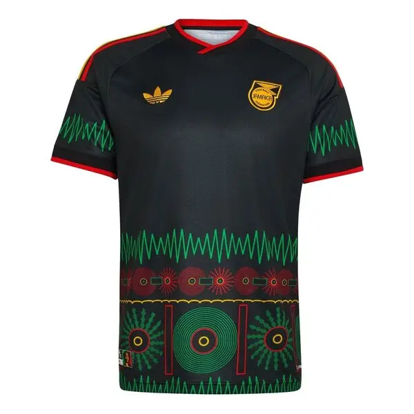 Adidas Jamaica 2026 X Bob Marley Away Jersey - Black