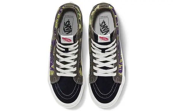 VANS Og Sk8-hi Lx Mixed Camo High-top Sneakers - Green