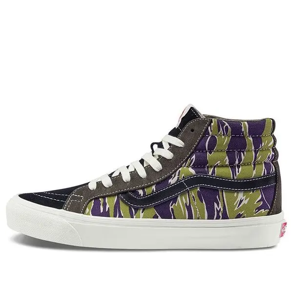 VANS Og Sk8-hi Lx Mixed Camo High-top Sneakers - Green
