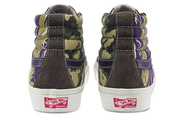 VANS Og Sk8-hi Lx Mixed Camo High-top Sneakers - Green