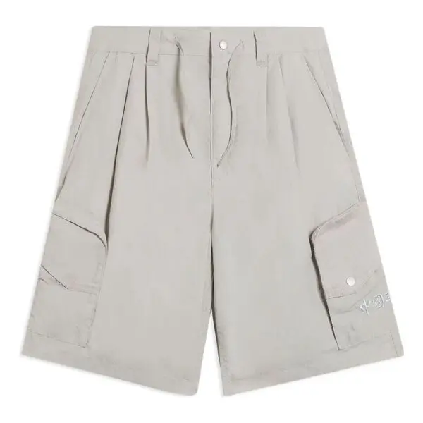 LI-NING Embroidered Logo Cargo Shorts