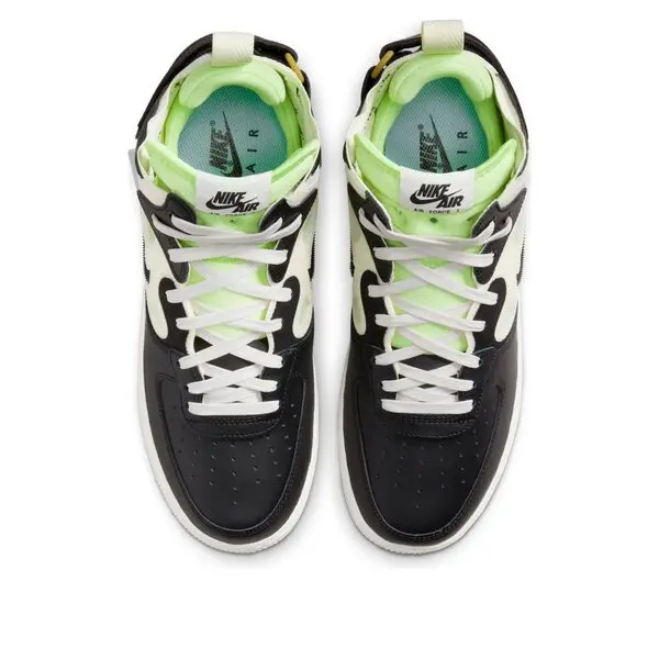 Nike Force 1 Mid React Sneakers - Black/green