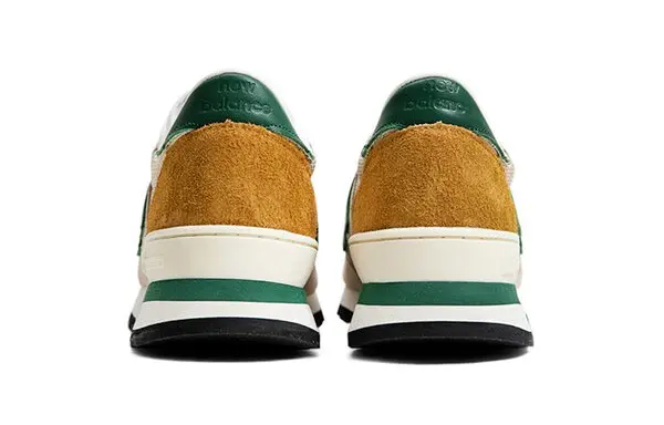 NEW BALANCE Teddy Santis X 990v1 Made In Usa Sneakers - Tan/green