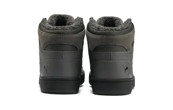 PUMA Rebound Layup Sd Mid Top Sneakers - Gray/brown/black