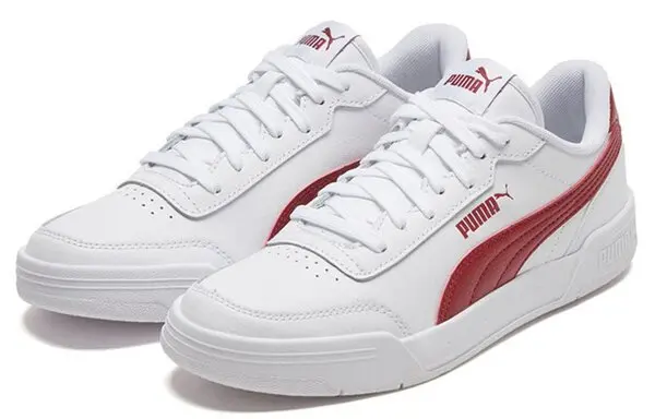 PUMA Caracal Low Top Sneakers - White/red