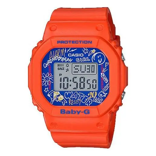 Casio Baby-g Digital Watch - Orange