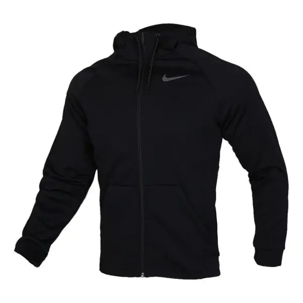 Nike Casual Sports Hooded Running Jacket Black - Multi-color